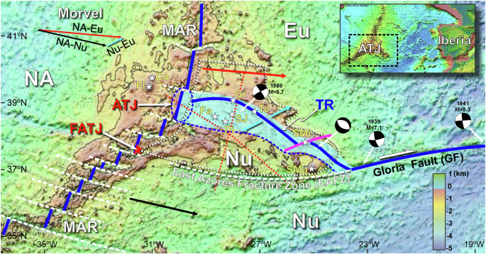 Dynamics and evolution of the Azores Triple Junction and its relation to pre-existing major ...