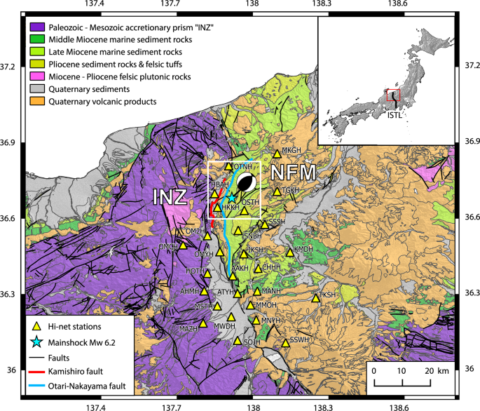 Fault zone damage caused by the mainshock rupture during the 2014 ...