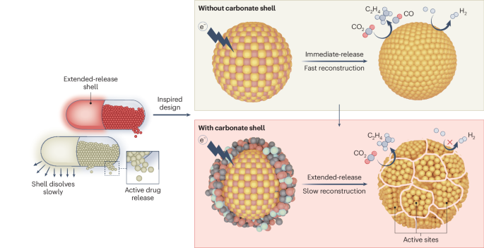 Extended-release capsule-inspired electrocatalyst design | Nature Synthesis
