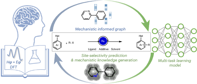 Integrating a multitask graph neural network with DFT calculations for ...