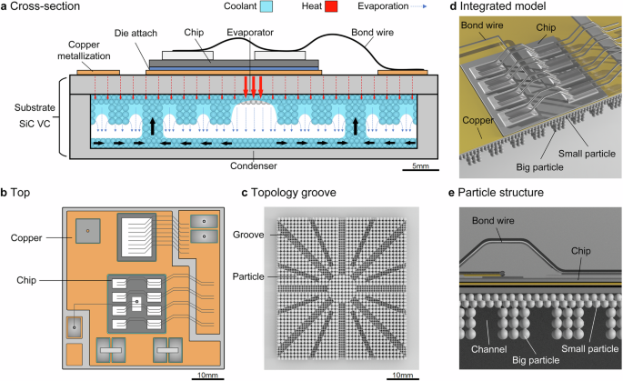 Bioinspired thermally conducting packaging for heat management of high ...