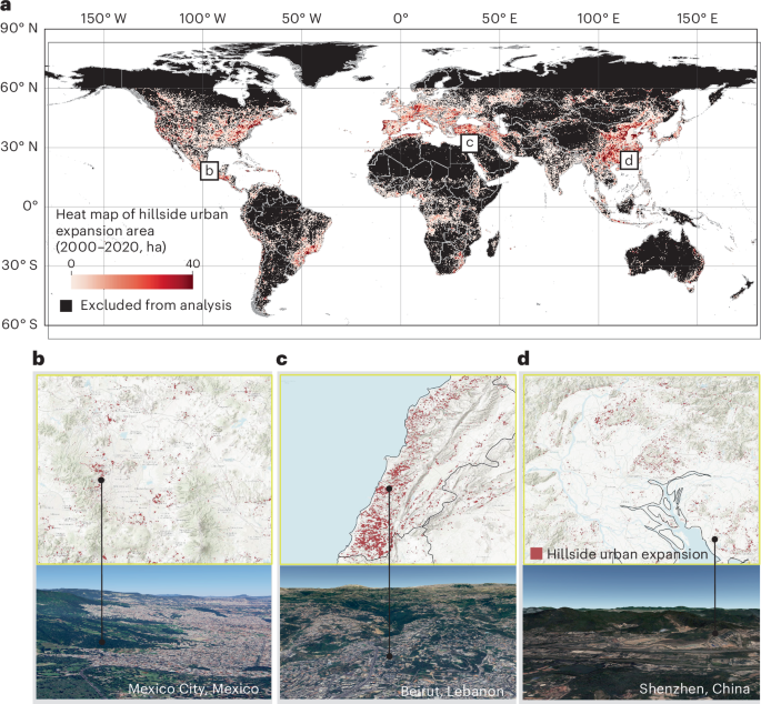 Extensive terrestrial biodiversity threats from global hillside urban ...
