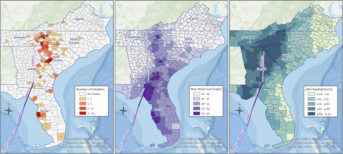 Beyond wind and rainfall: insights into Hurricane Helene fatalities ...