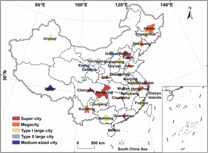 Spatial heterogeneity of human settlements suitability from ...