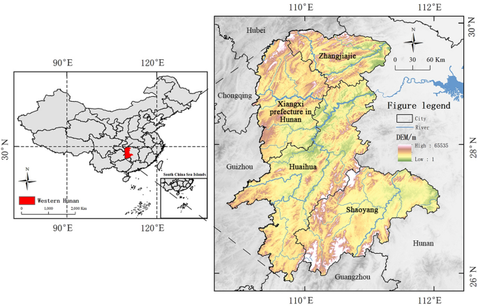 Temporal and spatial patterns of traditional village distribution ...