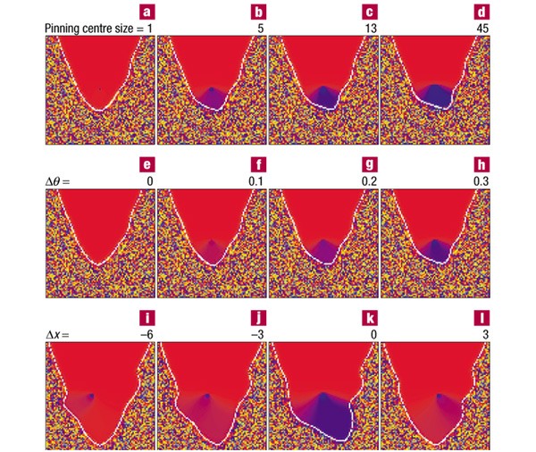 Growth of 'dizzy dendrites' in a random field of foreign particles ...