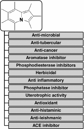 Indolizine: a biologically active moiety | SpringerLink