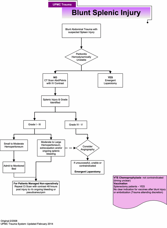 Nonoperative management of blunt splenic injury: what is new ...