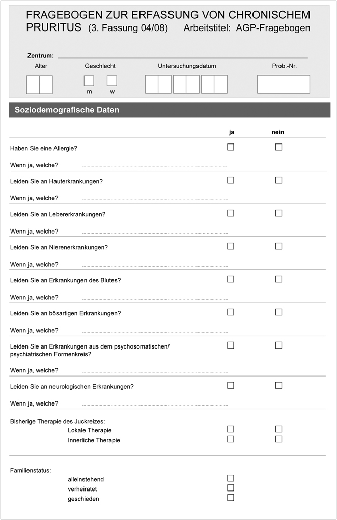 Entwicklung eines deutschsprachigen Fragebogens zur Erfassung von ...