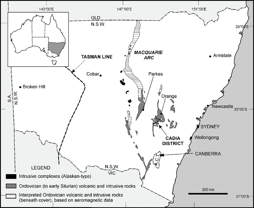 Sulfur isotopic zonation in the Cadia district, southeastern Australia ...