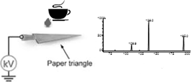 Fast analysis of caffeine in beverages and drugs by paper spray tandem ...