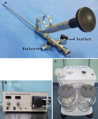 Mini-nephroscope combined with pressure suction: an effective tool in ...