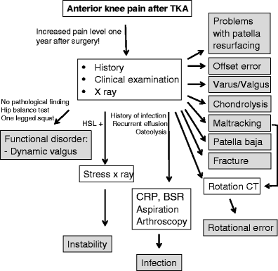 Anterior knee pain after total knee arthroplasty: a narrative review ...