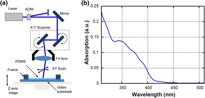 UV laser direct writing of 2D/3D structures using photo-curable ...