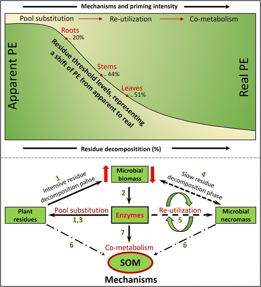 Microbial decomposition of soil organic matter is mediated by quality ...