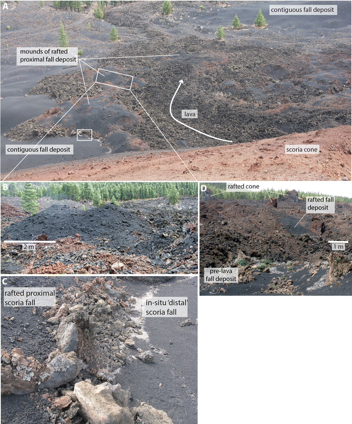 Disruption of tephra fall deposits caused by lava flows during basaltic ...