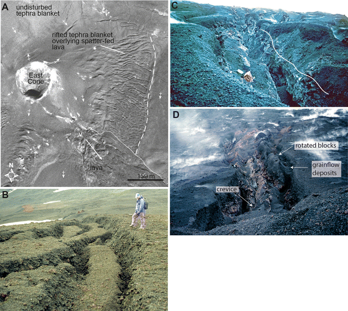 Disruption of tephra fall deposits caused by lava flows during basaltic ...