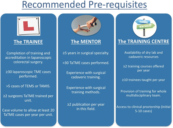 Consensus on structured training curriculum for transanal total ...