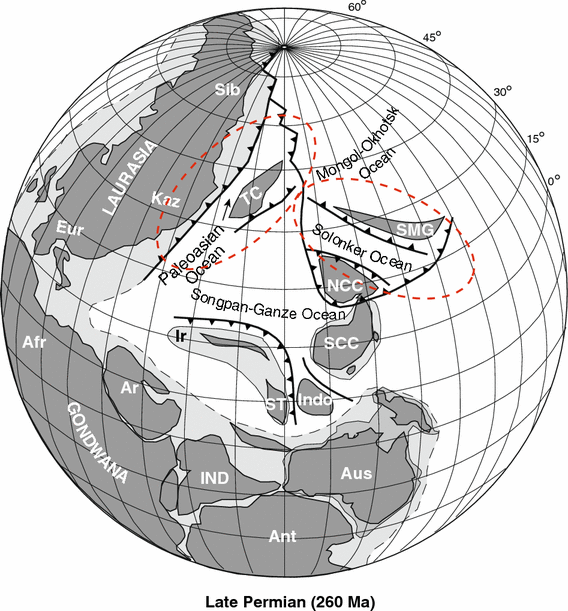 End-Permian to mid-Triassic termination of the accretionary processes ...