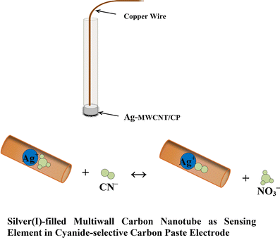 Highly sensitive carbon paste electrode with silver-filled carbon ...
