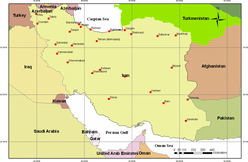 An investigation of the Iranian climatic changes by considering the ...