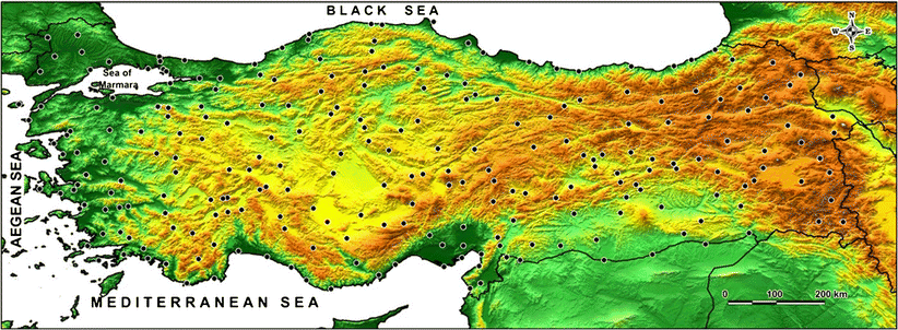 Clustering current climate regions of Turkey by using a multivariate ...