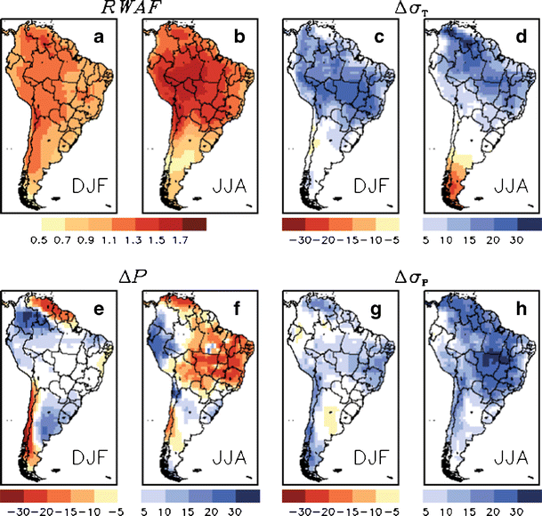Climate change hotspots over South America: from CMIP3 to CMIP5 multi ...