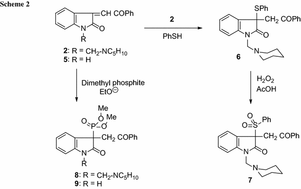 Synthesis and antioxidant activity of 2-indolinone bis(Mannich bases ...