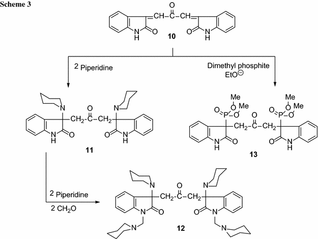 Synthesis and antioxidant activity of 2-indolinone bis(Mannich bases ...