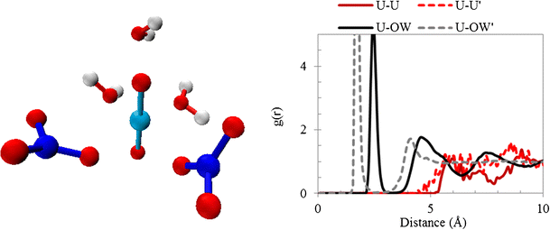 Density functional theory and molecular dynamics study of the uranyl ...