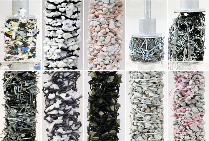 Jammed architectural structures: towards large-scale reversible ...