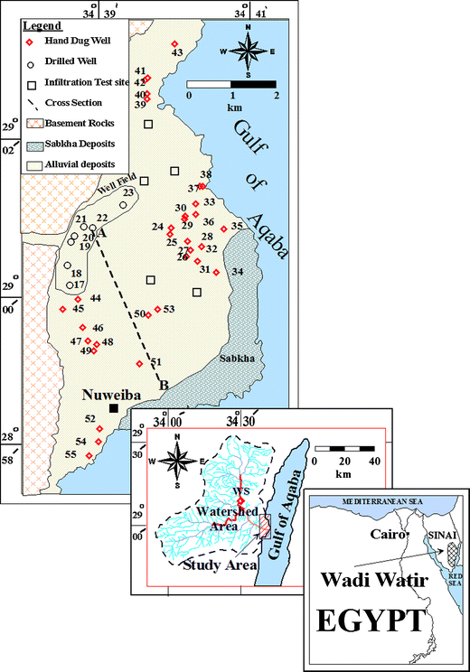 Groundwater resource sustainability in the Wadi Watir delta, Gulf of ...
