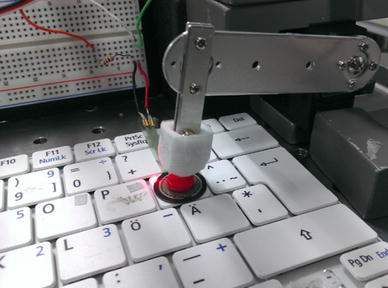 A virtual reality keyboard with realistic haptic feedback in a fully ...