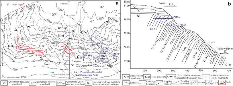 Rock toppling failure mode influenced by local response to earthquakes ...