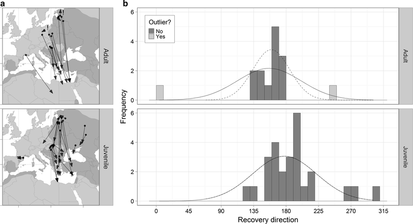 Insights into the migration of the European Roller from ring recoveries ...