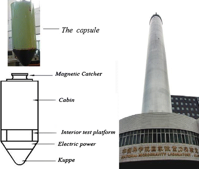 First results derived from a drop-tower testing system for granular ...