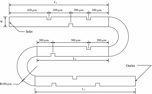 Numerical simulation of flow through microchannels with designed roughness | SpringerLink