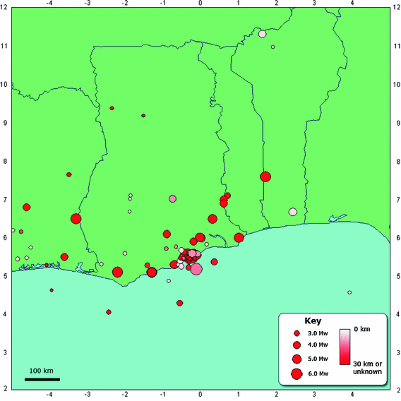 The seismicity of ghana | SpringerLink