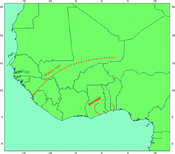 The seismicity of ghana | SpringerLink