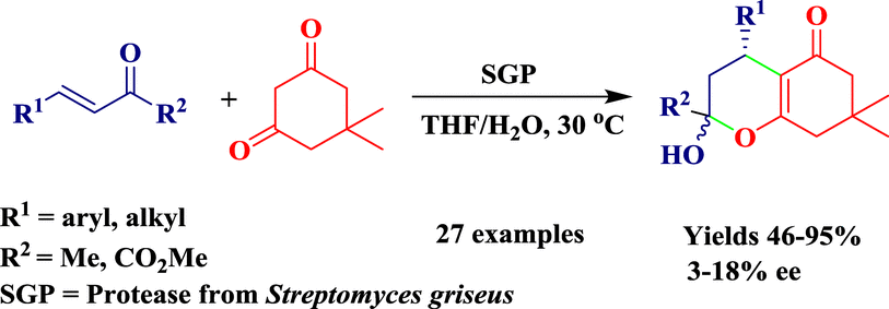 Enzyme-Catalyzed Cascade Michael/Cyclization Reaction for the Synthesis ...