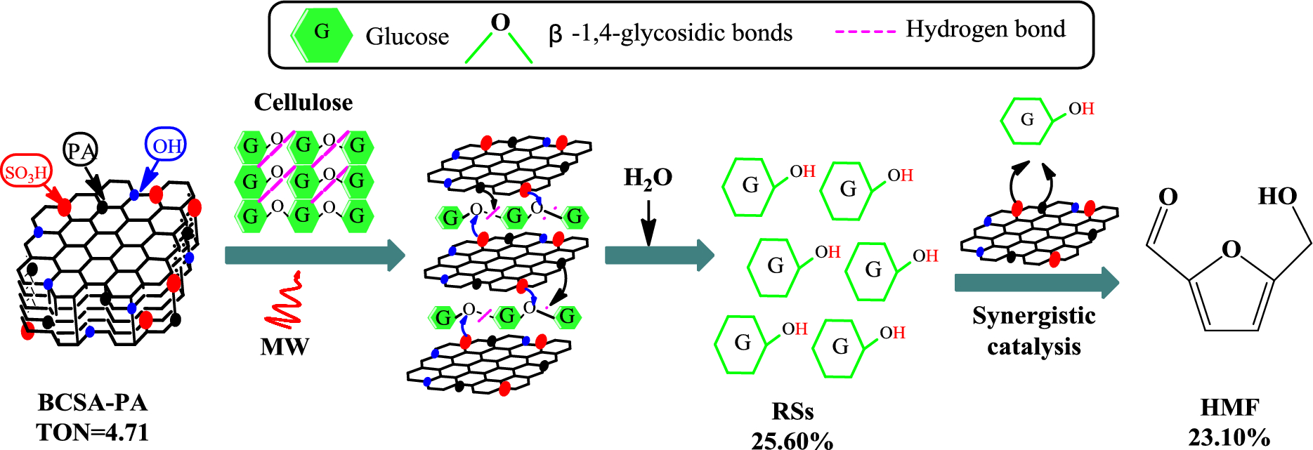 Acid–base synergistic catalysis of biochar sulfonic acid bearing ...