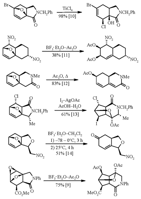 Opening of the epoxide bridge in 3a,6-epoxyisoindol-1-ones by the ...