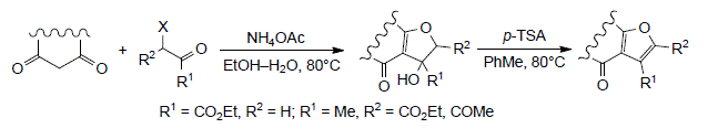 Synthesis of furan and dihydrofuran derivatives via Feist–Benary ...