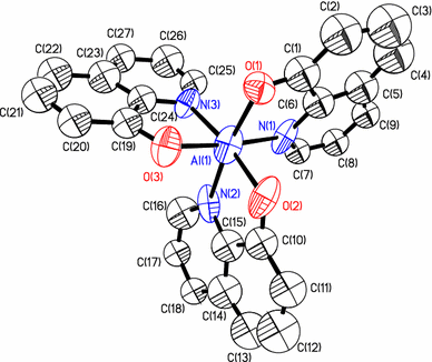 Modeling Disorder in the Crystal Structure of the α Polymorph of Alq3 ...