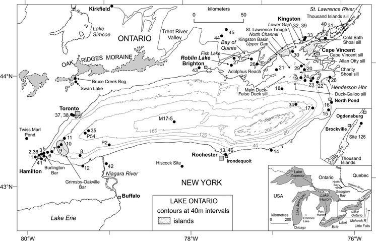 A new water-level history for Lake Ontario basin: evidence for a ...