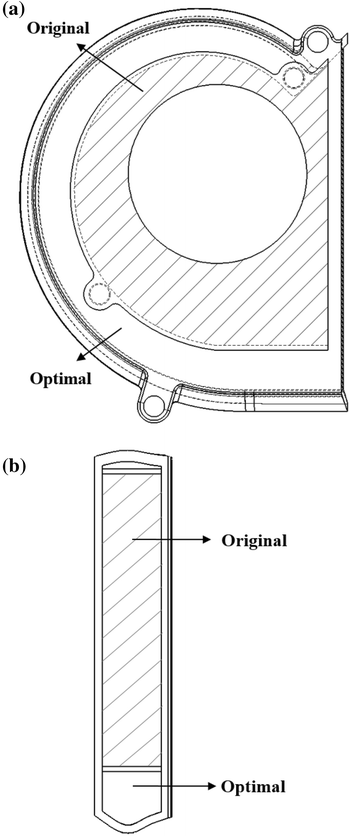 An optimal volute spiral case design for centrifugal fan: theoretical ...