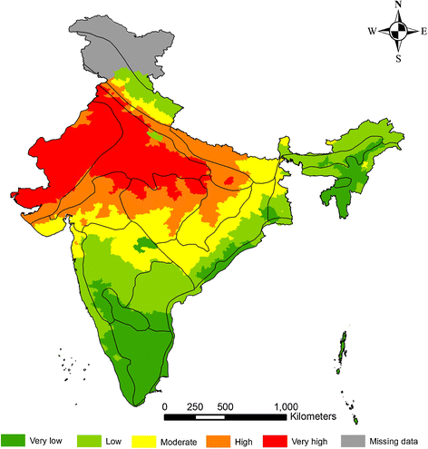 Vulnerability of agro-ecological zones in India under the earth system ...