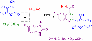 A four-component Pfitzinger reaction: synthesis of 2-pyronylquinolin-4 ...