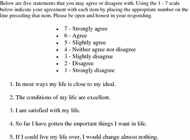 A Note on the Dimensionality of Quality of Life Scales: An Illustration ...