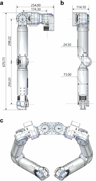 Design of an anthropomorphic dual-arm robot with biologically inspired ...